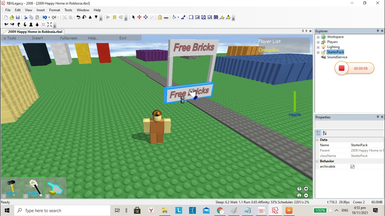 Playing old roblox!/RBXlegacy - YouTube