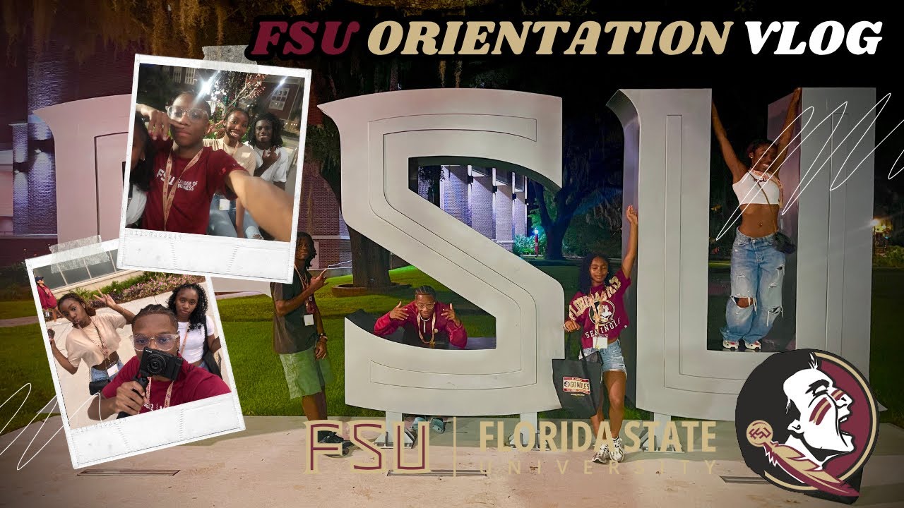 FSU Orientation Vlog ¥ Fun, Dorm Life, New People - YouTube