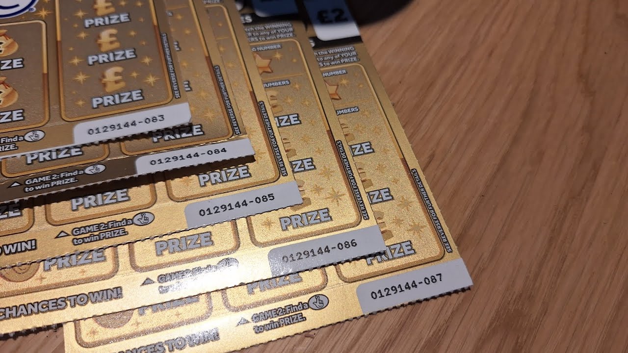 £10 of gold scratch cards at £2 each. - YouTube