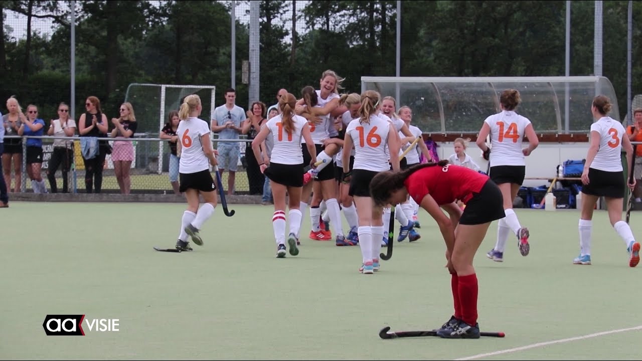 Hockeydames MHC Almelo kampioen - YouTube