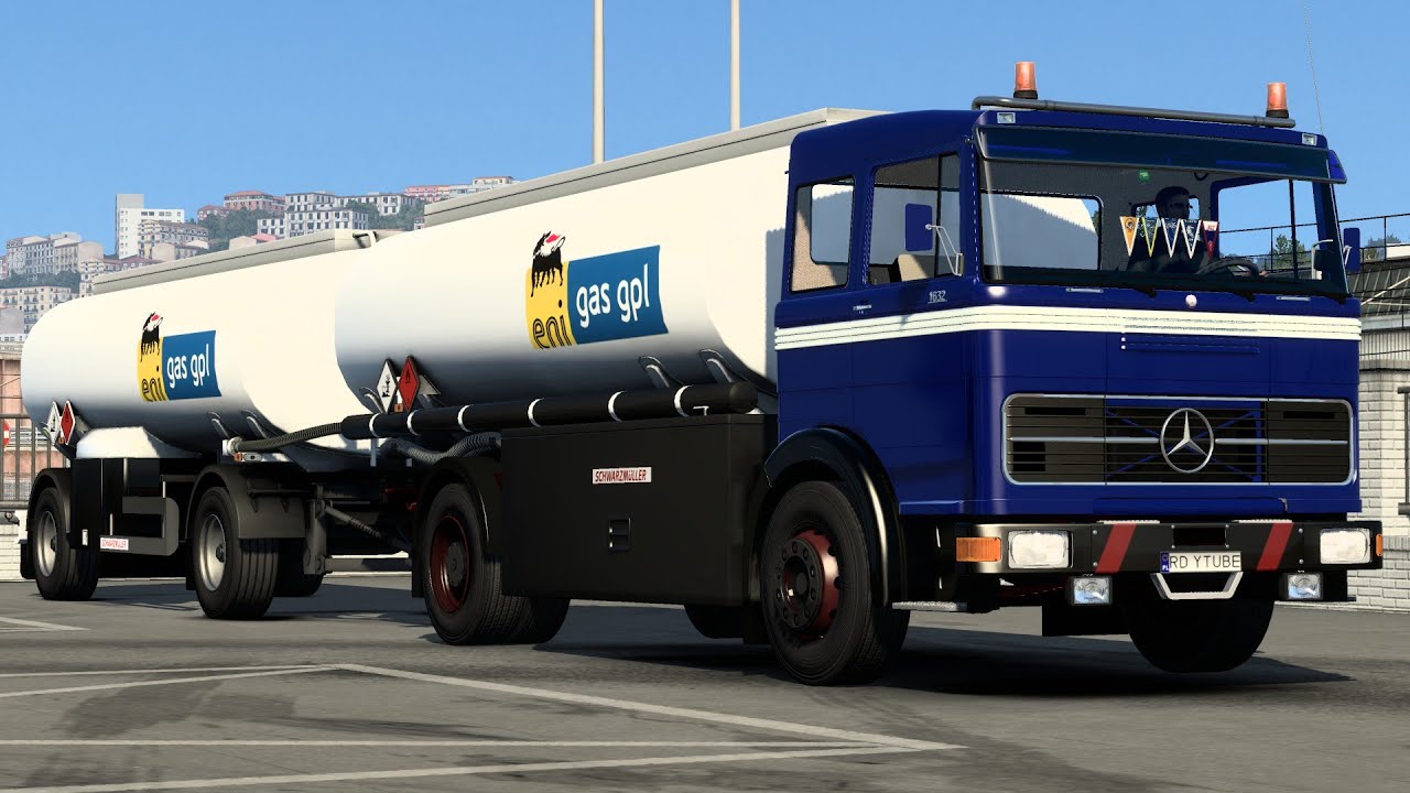 Mercedes LPS 1632 | ETS2 Mods | Euro Truck Simulator 2 Gameplay - YouTube