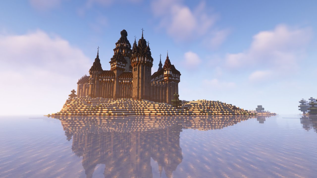 Eastern European Castle Timelapse [Burg Hinsthaven] Minecraft Timelapse ...