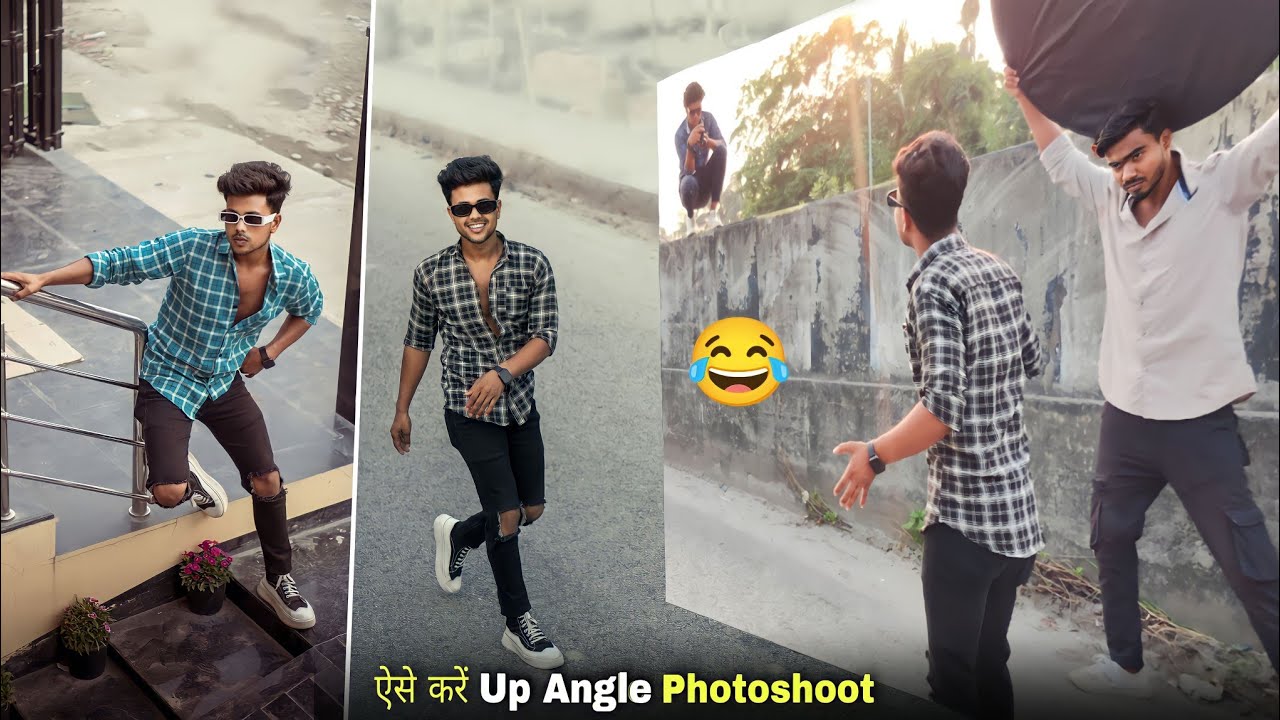 Outdoor up Angle photoshoot करना सीखें - David Editor | Poses for photoshoot | how to pose - YouTube