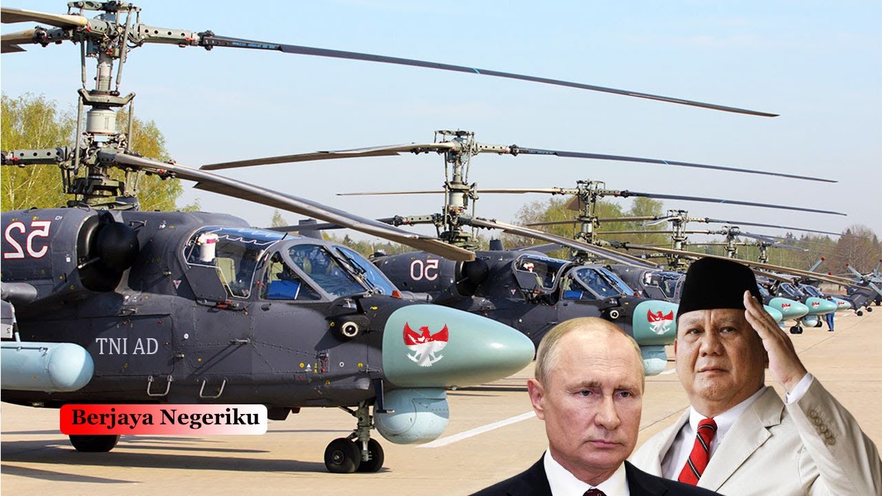 SEMAKIN MEMBAHANA !! Pasukan Dirgantara Dapatkan 30 Helikopter Ka-52 ...