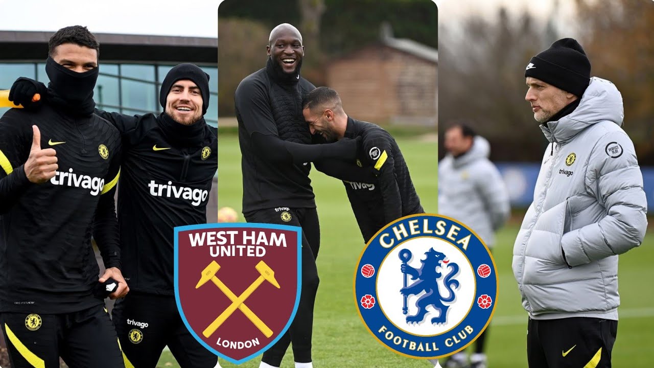 Chelsea training today, preparations against West Ham - YouTube