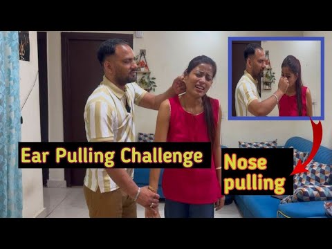 Husband Punished Wife || Pinching Punishment || Nose Pulling Challenge || Ear Pulling