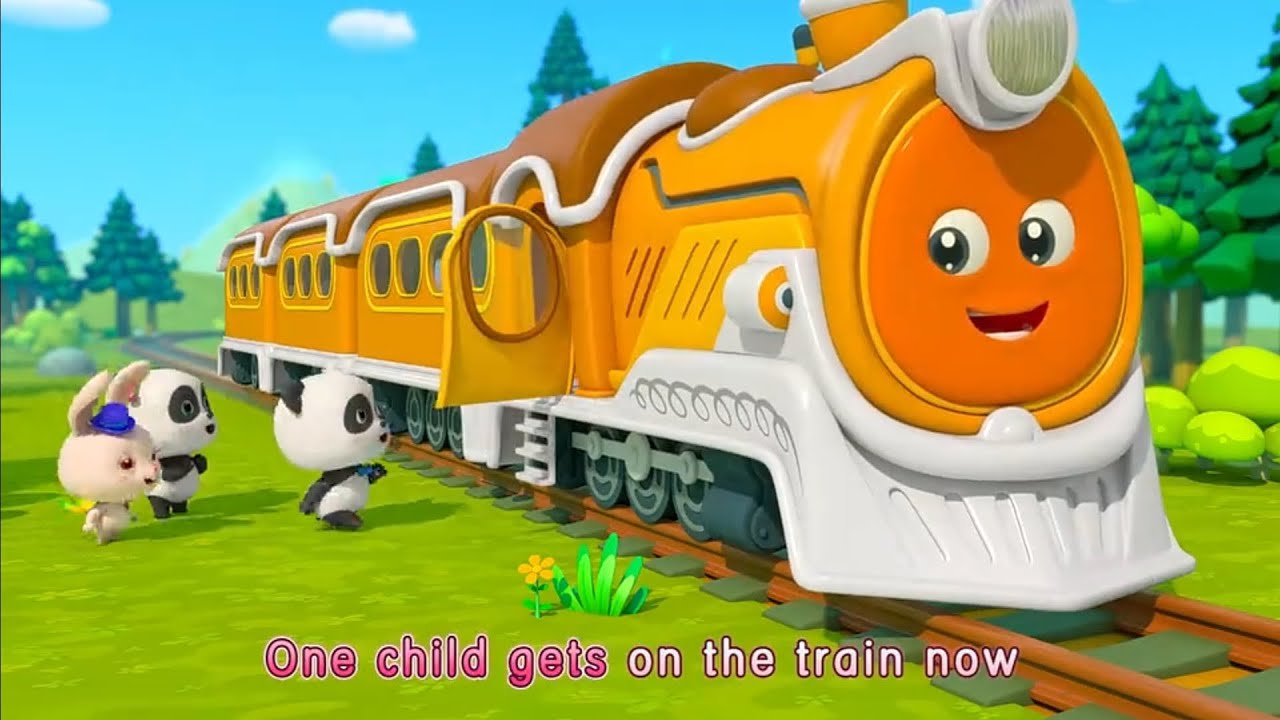 baby bus | little baby panda rescues super train - YouTube