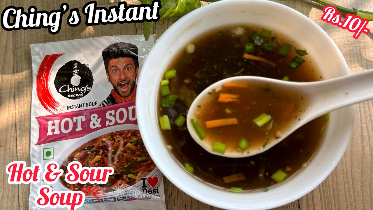 JUST 2 Minutes ! Ching’s Secret Instant Soup Hot & Sour | Chings Hot ...