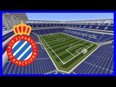Minecraft RCDE Stadium (RCD Espanyol) Timelapse +DOWNLOAD | TheCraftCrusader