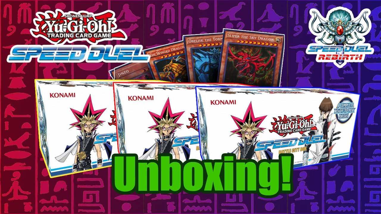 [Speed Duel] Battle City Box Opening - Yu Gi Oh! - YouTube