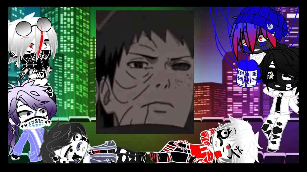 Gacha Club||Sans AU react to Fandoms||Akatsuki(Naruto)|Obito/Tobi||1/8 ...