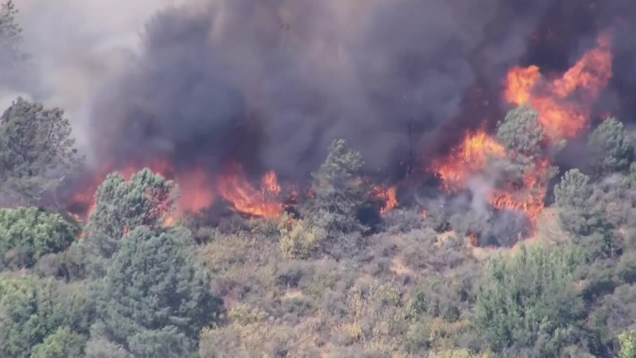 CALIFORNIA WILDFIRES | Park Fire in Butte County - YouTube