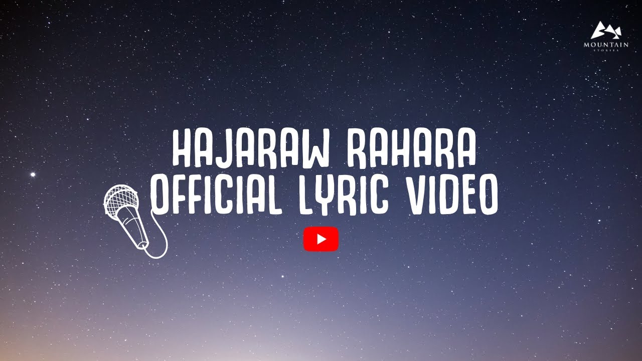 HAJARAW RAHARA OFFICIAL LYRIC VIDEO - YouTube
