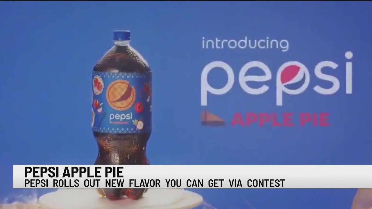 Pepsi rolls out new apple pie flavored cola - YouTube