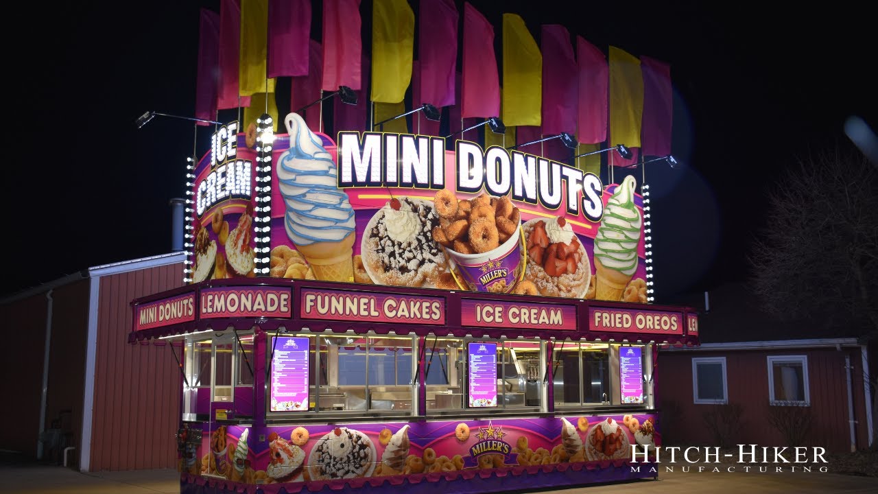 Hitch-Hiker Concession Trailer | Miller Concessions Inc. - YouTube
