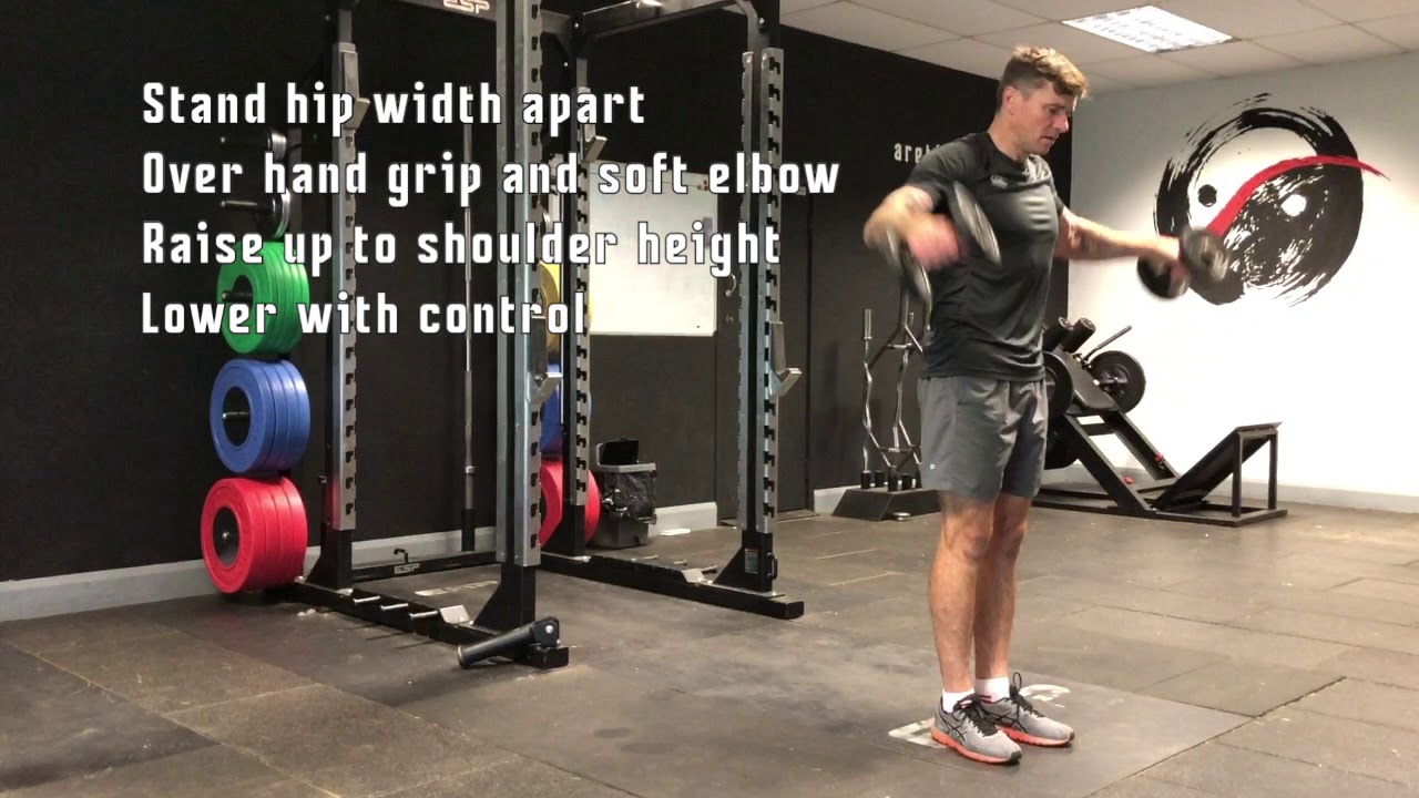 Lateral Raise : DB's (Bi-Lateral) - YouTube