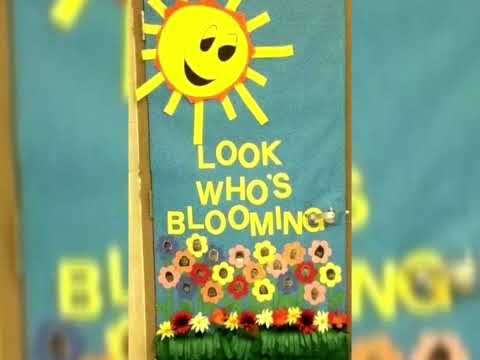 beautiful classroom door decoration idea/decoration ideas/preschool decoration.