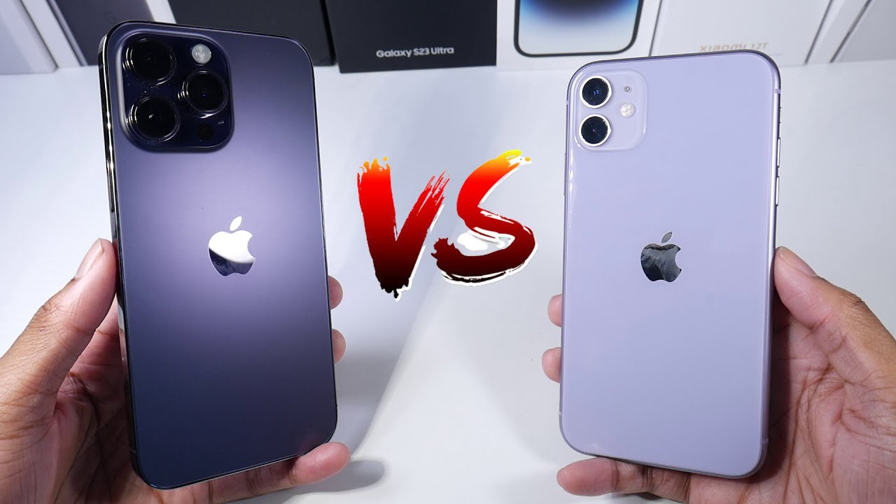 iPhone 14 Pro Max VS iPhone 11! (Cameras, Speed Test, Display ...