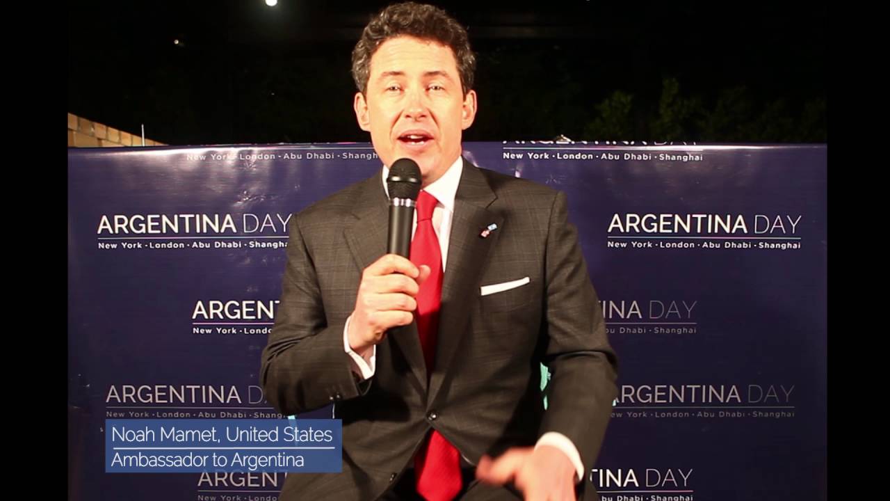 Noah Mamet U.S. Ambassador to Argentina - YouTube