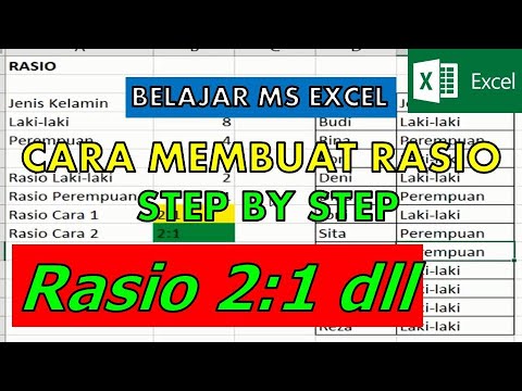 Tutorial Excel Mudah Lengkap - Cara Membuat Perhitungan Rasio - YouTube