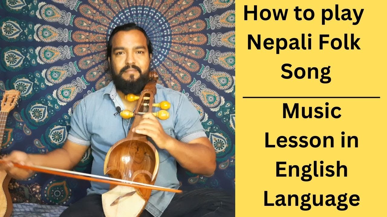 How to play Nepali Folk Song | Lesson 1| Resham Firiri | Lesson in ...