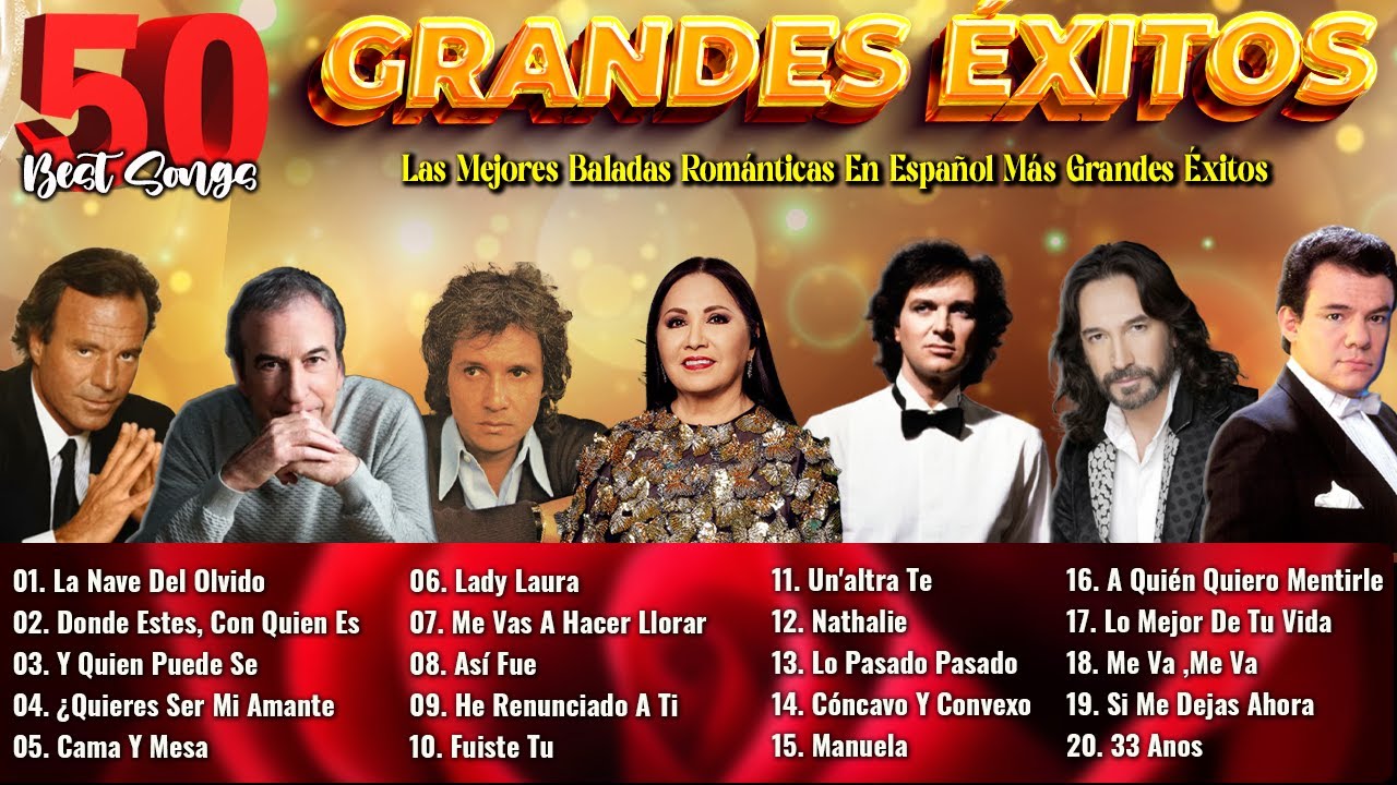 BALADAS ROMANTICAS DE AYER Y HOY VIEJITAS PERO BONITAS BALADAS MIX 70S ...