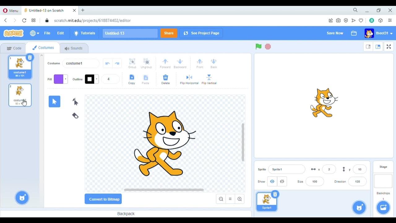 How to make a DVD screensaver in Scratch! - YouTube