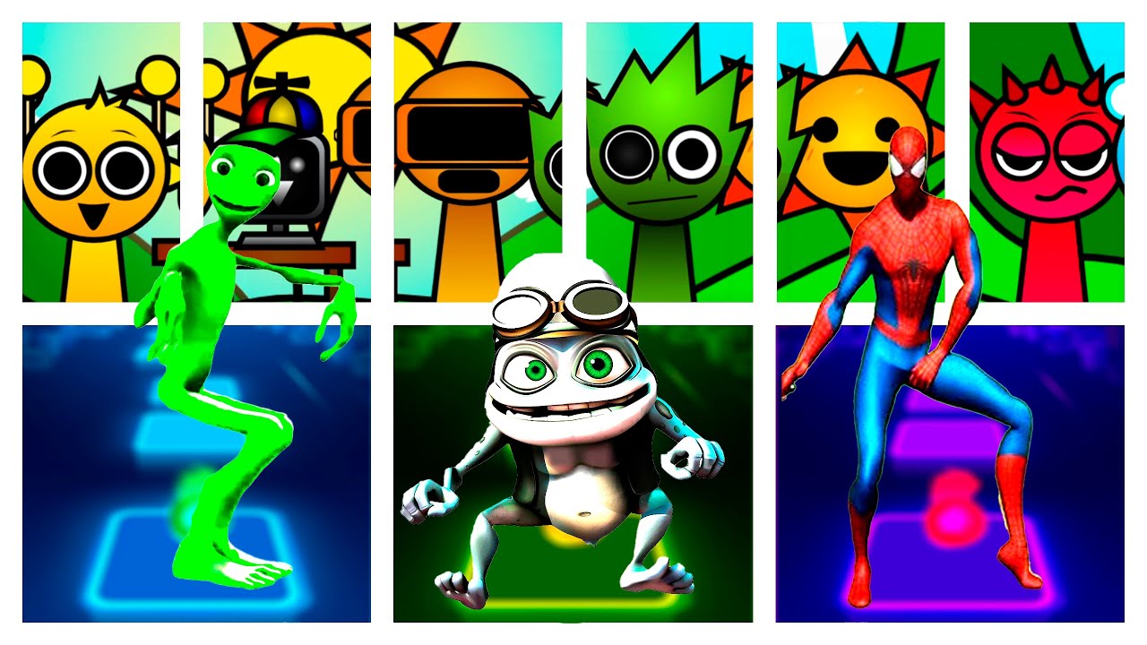 Sprunki, Tiles hop, dame tu cosita, crazy frog #sprunki # ...