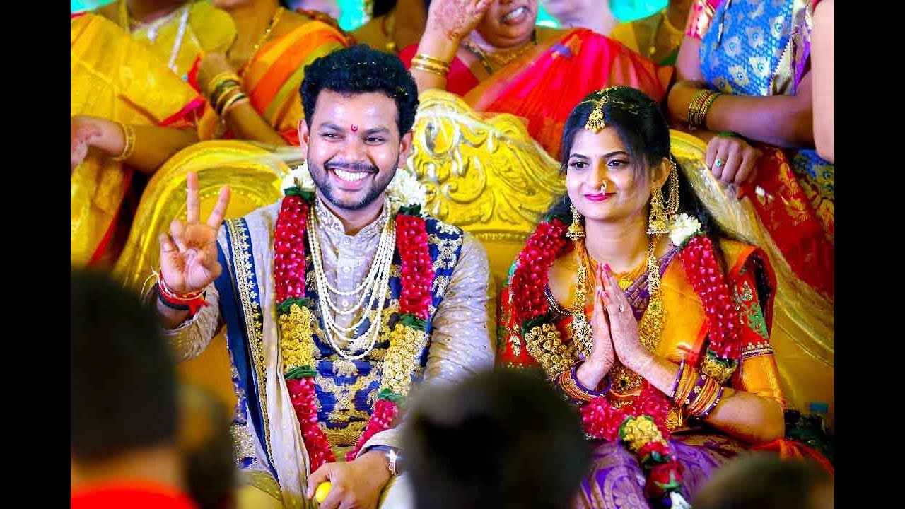 MP Rammohan Naidu garu Sravya Wedding Reception Cinematic Teaser - YouTube