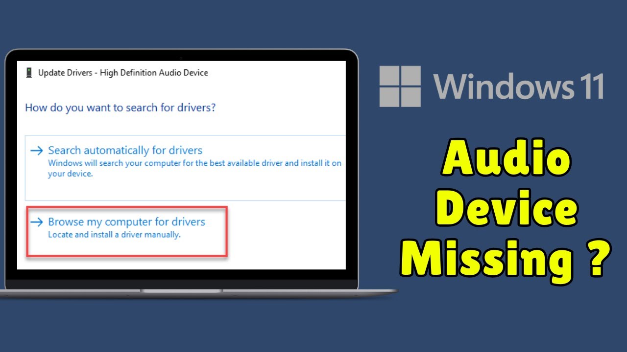 Fix No Sound & Audio Device Not Installed in Windows 11/10 – Realtek HD ...