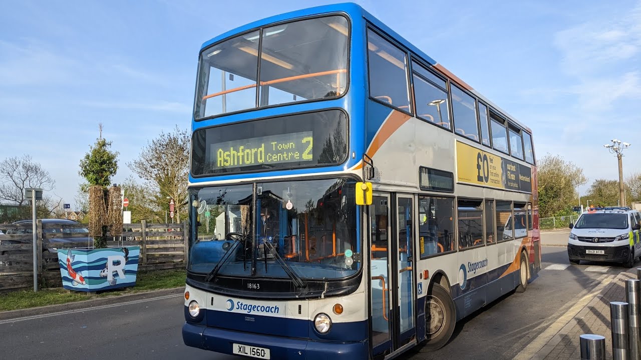 Stagecoach South East XIL 1560 18163 ALX400 Dennis Trident - YouTube