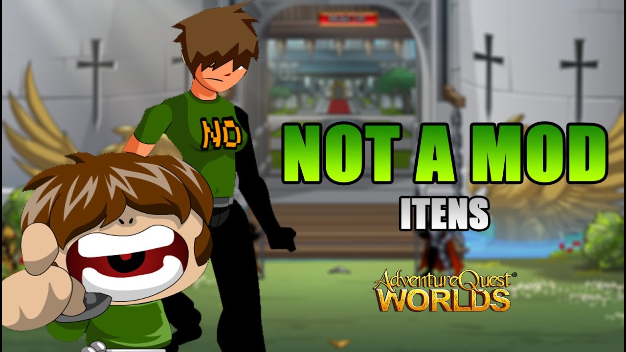 AQW - PEGUEI A CLASS DOS MOD!! AQWorlds - YouTube