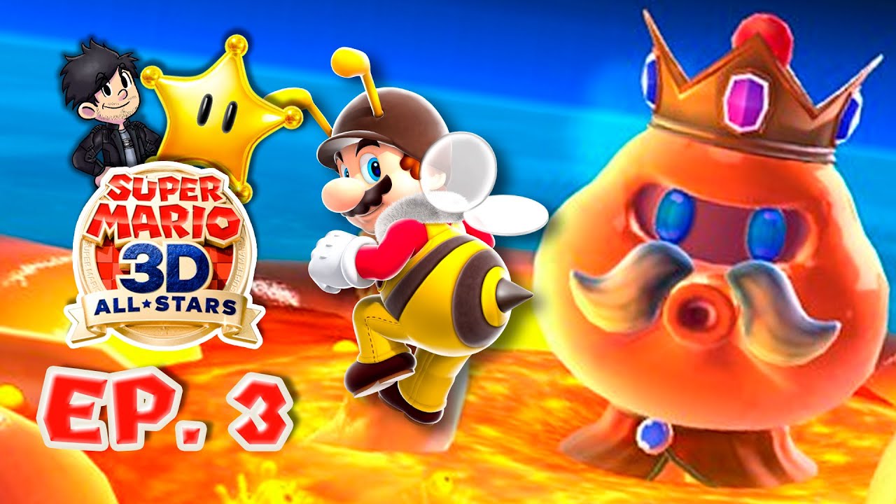 ¡MARIO ABEJA Y EL REY MAGMAPULPO! | Super Mario Galaxy al 100% | Super ...