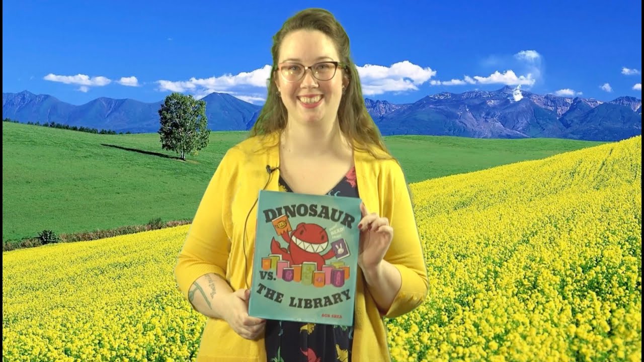 Dinosaur VS. The Library - YouTube