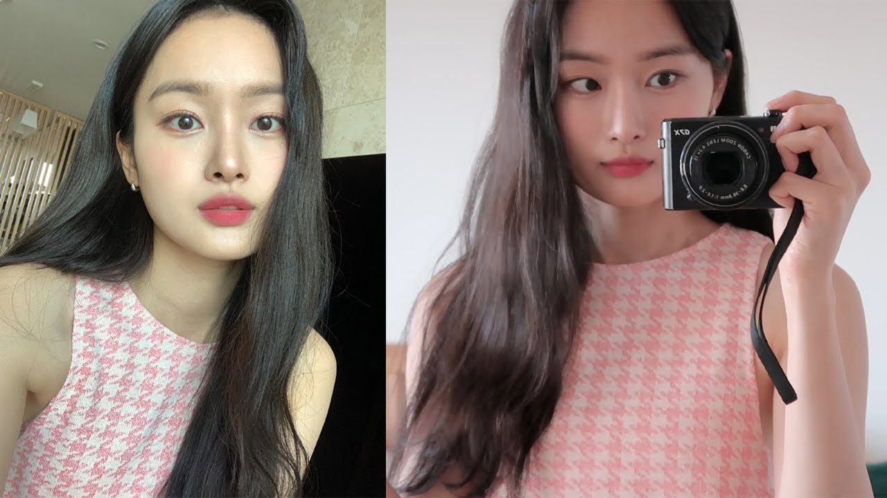 Grwm 매일 하는 핑크 메이크업 집에서만 시도해 본 핑크 룩💞 Youtube