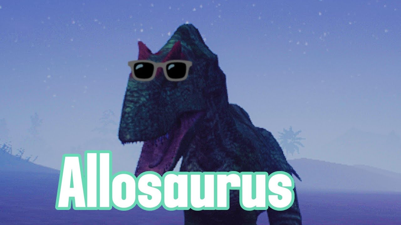 Allosaurus- Eu não consigo crescer o Allosaurus (The cursed isle) - YouTube