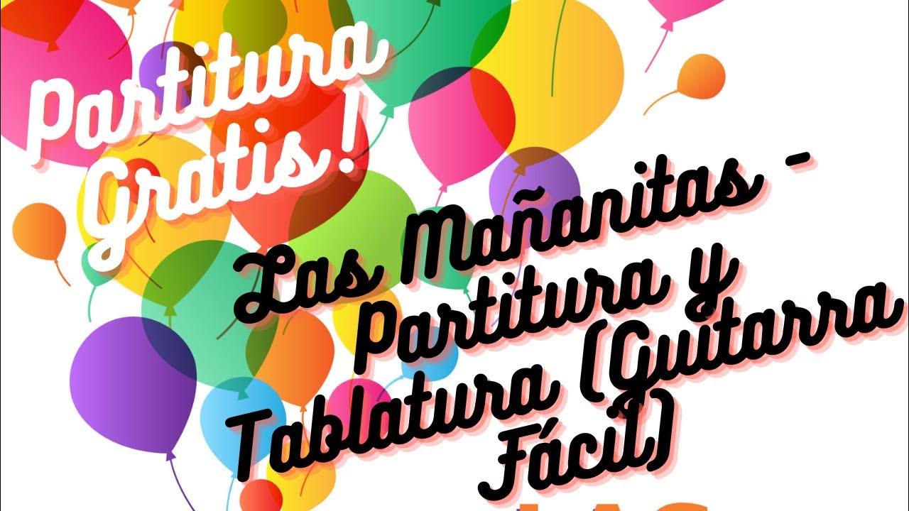 Las Mañanitas - partitura - tablatura - YouTube