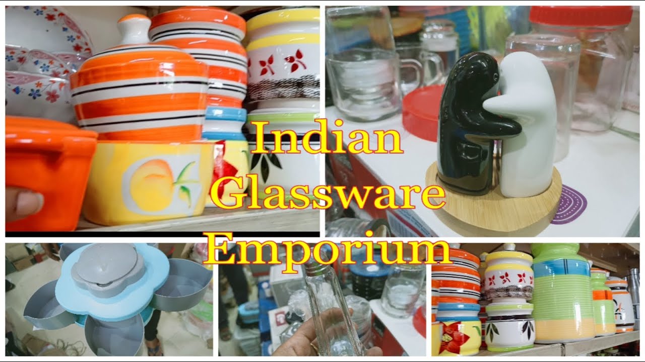 Indian Glassware Emporium Tour | குறைவான விலையில் கண்ணாடி பொருட்கள் ...