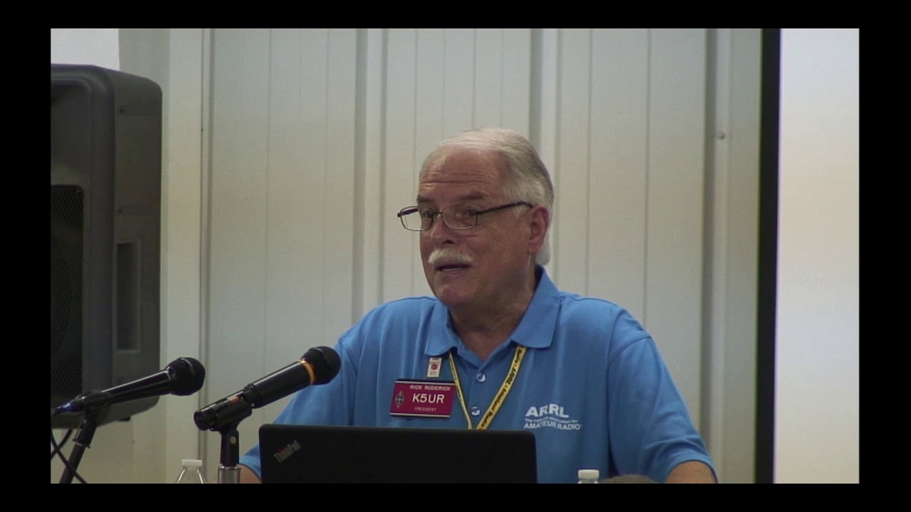 ARRL President Rick Roderick, K5UR, at Hamvention 2019 - YouTube