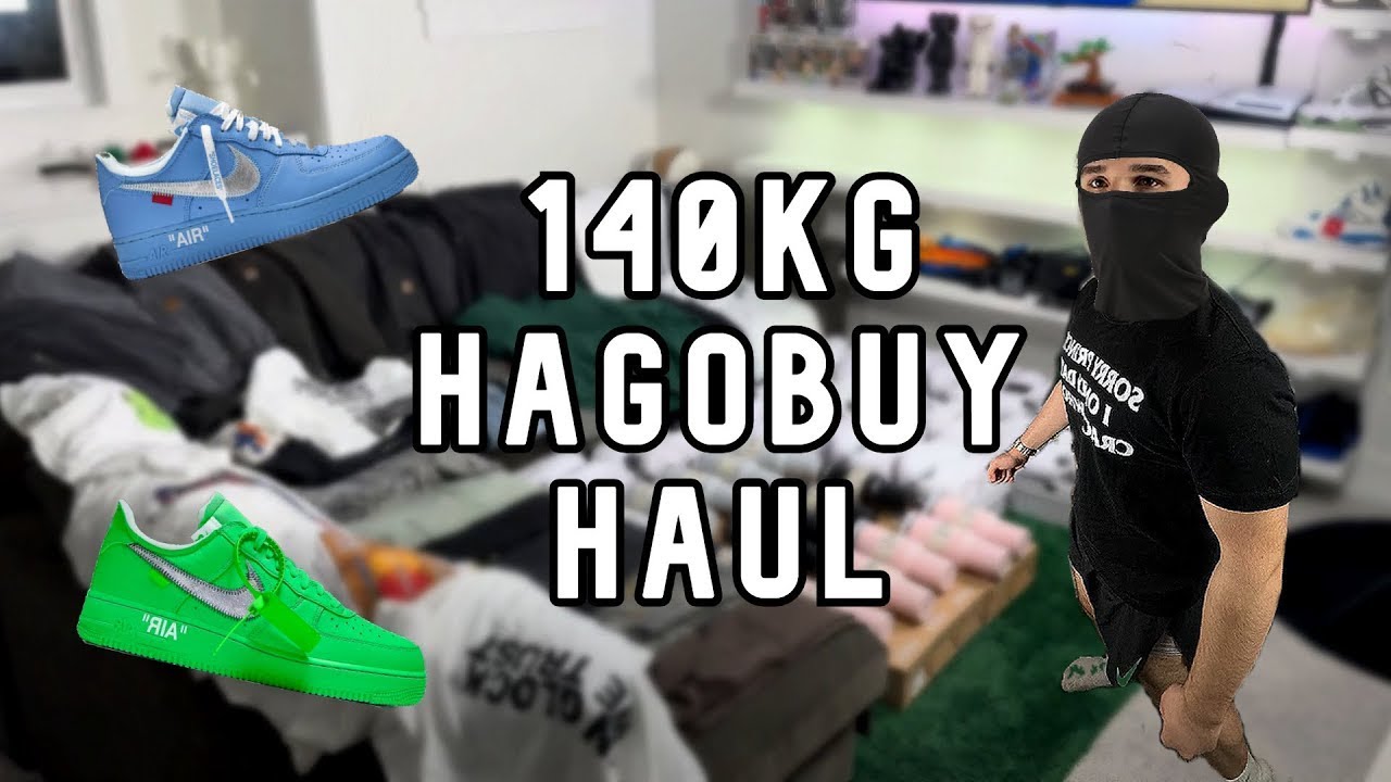 140KG HAGOBUY HAUL | WEIDAN, PANDABUY, HAGOBUY, SUGARGOO, ( Nike ...