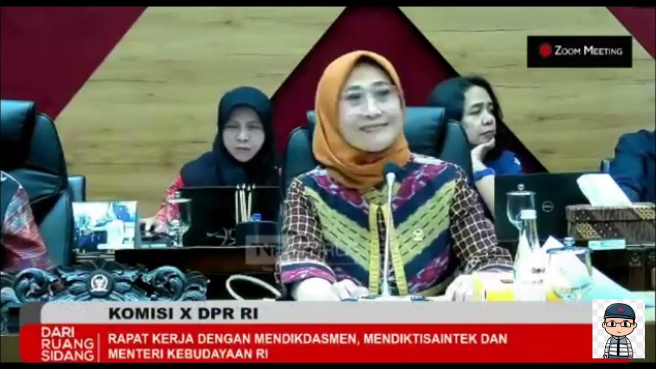 KOMISI X DPR RI RAPAT KERJA DENGAN 3 MENTRI, KENDIKDASMEN, MENDIKTISAINTEK DAN MENTRI KEBUDAYAAN ...