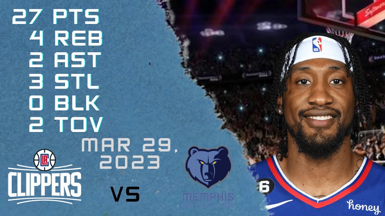 Robert Covington NBA CLIPPERS vs GRIZZLIES Regular season Gameplay ...