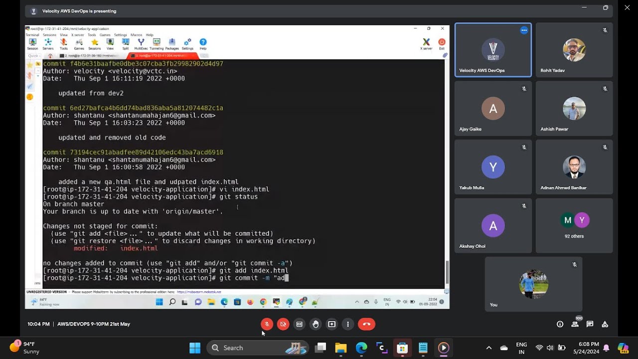 Git Practical Push and Pull & Clone I Lec -03 I Devops for beginner - YouTube