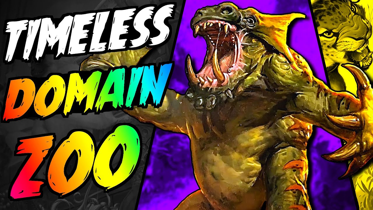 The Fastest Five-Color Deck in Magic - Domain Zoo Gameplay (Timeless ...