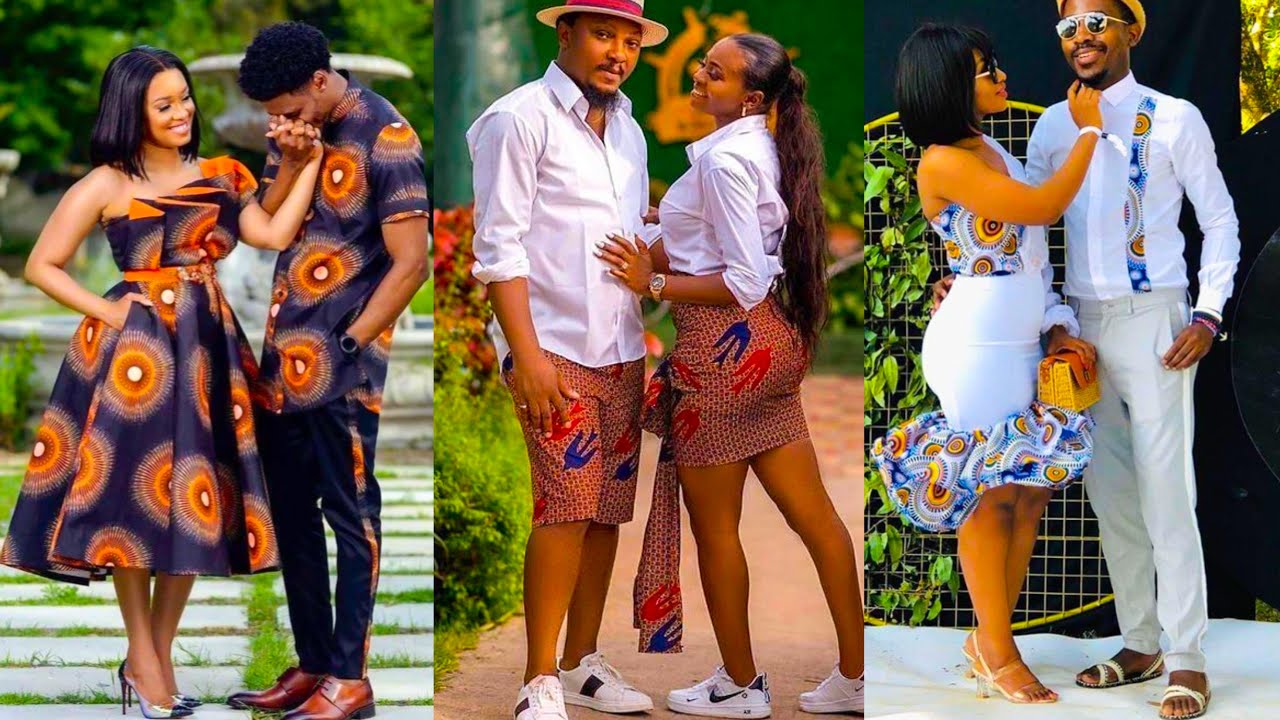 Beautiful Ankara Couple Styles | Couples Matching Ankara Designs ...