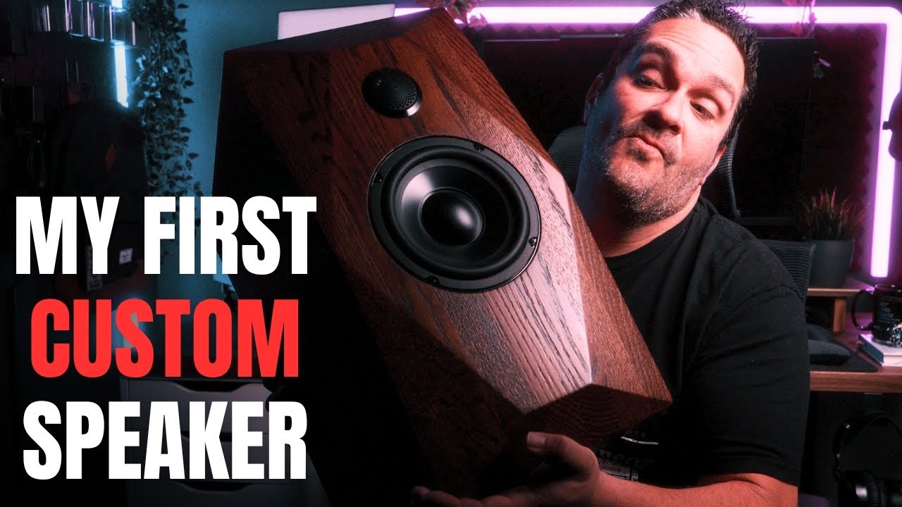 My Custom Stereo Integrity Bookshelf Speaker - YouTube