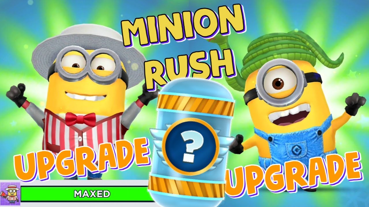 Minion Rush Baker Upgrade Maxed Level and Snakey Stuart Upgrade Level 8 ...