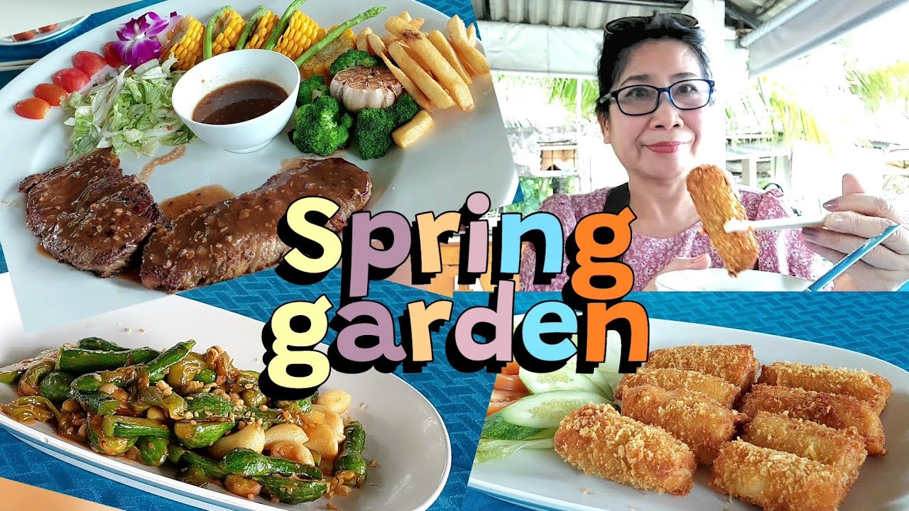 Vlog 320 : Nhà hàng sân vườn Spring garden tại Long khánh . - YouTube