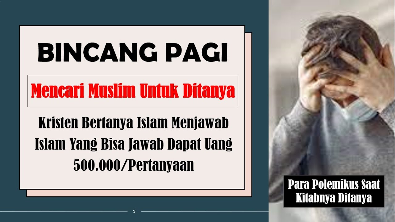 Bidat Oneness: Yesus Adalah Roh Kudus Yang Dikandung Maria. - YouTube