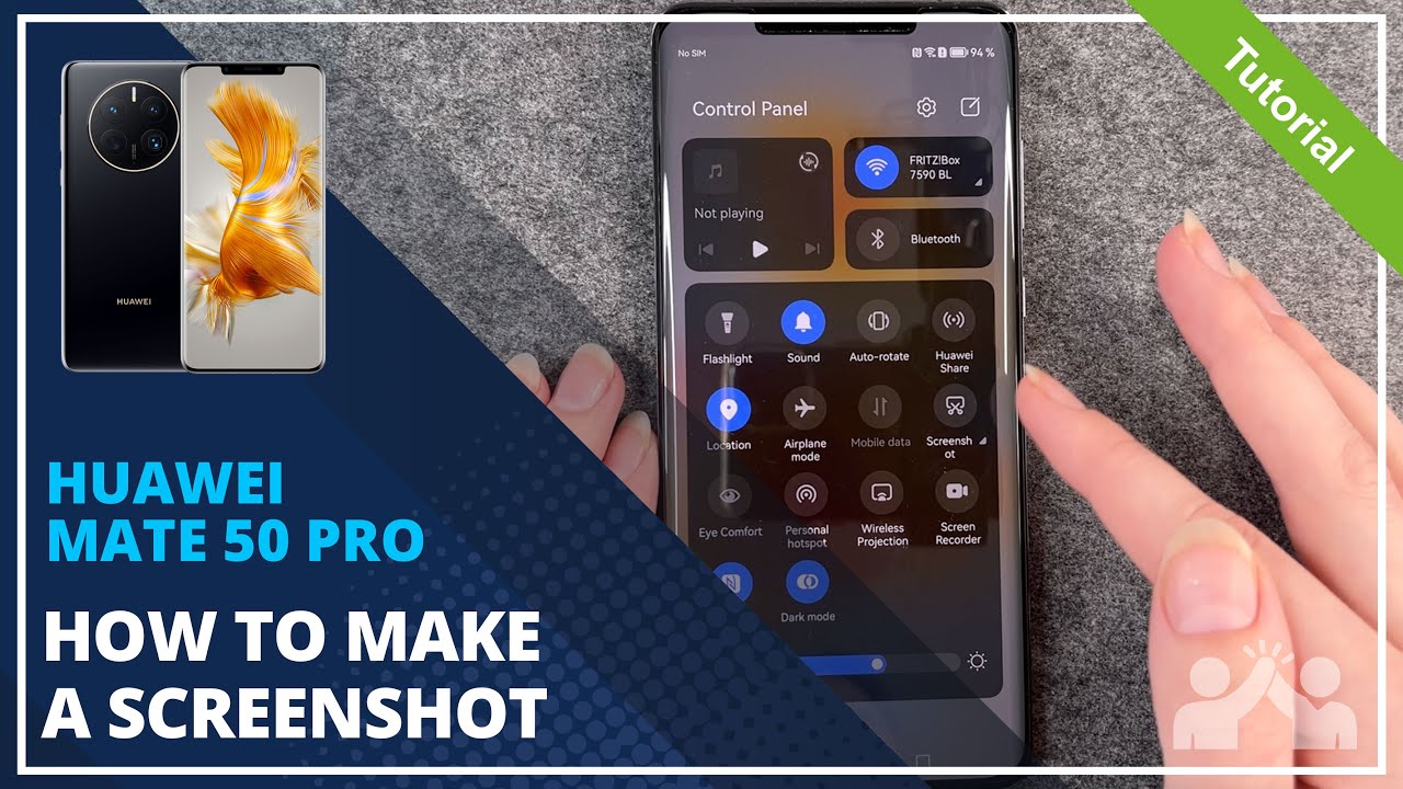 HUAWEI Mate 50 Pro - How to take a Screenshot • 📱 • 📸 • 🖼 • | Tutorial ...